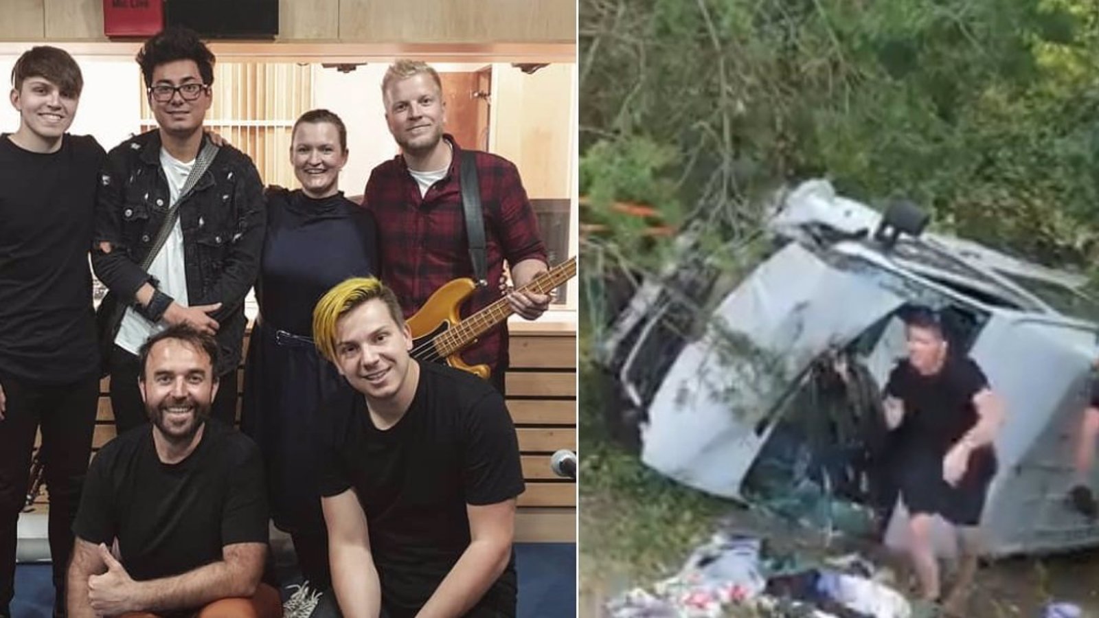 Dodávka kapely Mirai měla nehodu na dálnici: Sedm lidí skončilo v nemocnici