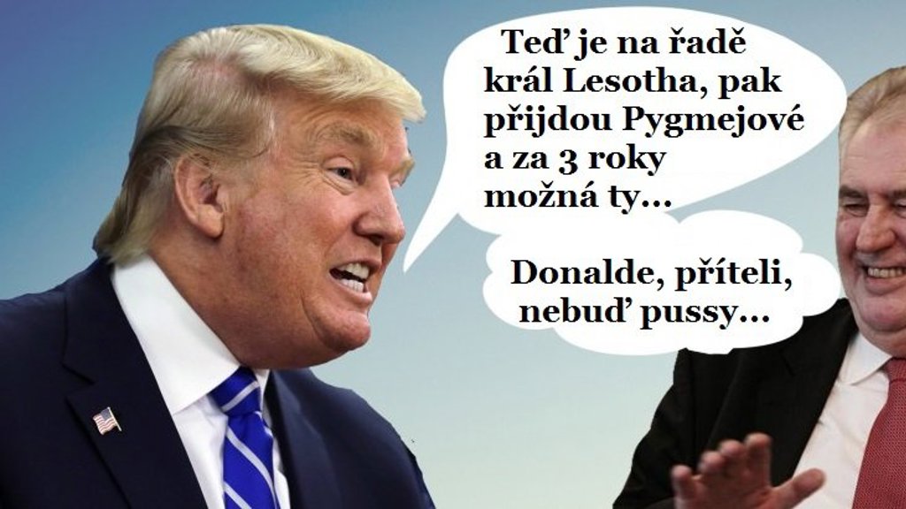 Zeman tvrdí, že se mu Donald Trump omluvil kvůli tomu, že setkání v ...