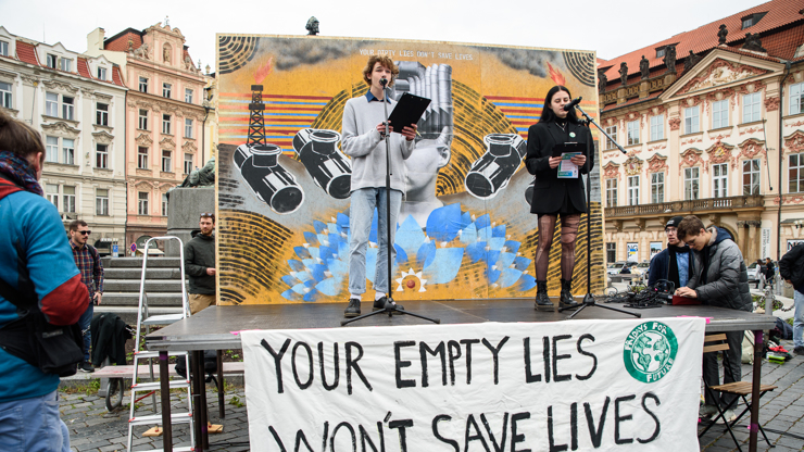 Galerie: Stávka za klima: Do pryč s Putinovou ropou, zaznělo na demonstraci – fotka 6 – eXtra.cz