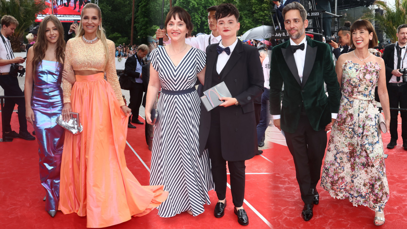 Galerie: Festival Karlovy Vary 2023: Daru Rolins doprovodila dcera ...