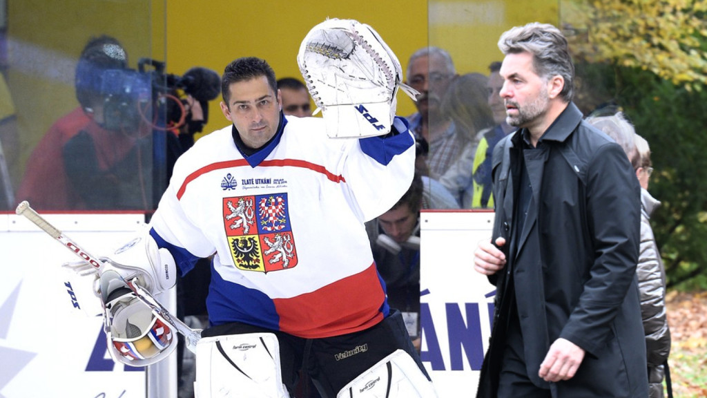 Pohřeb Romana Čechmánka: Jeho spoluhráč z Nagana David Moravec polykal slzy