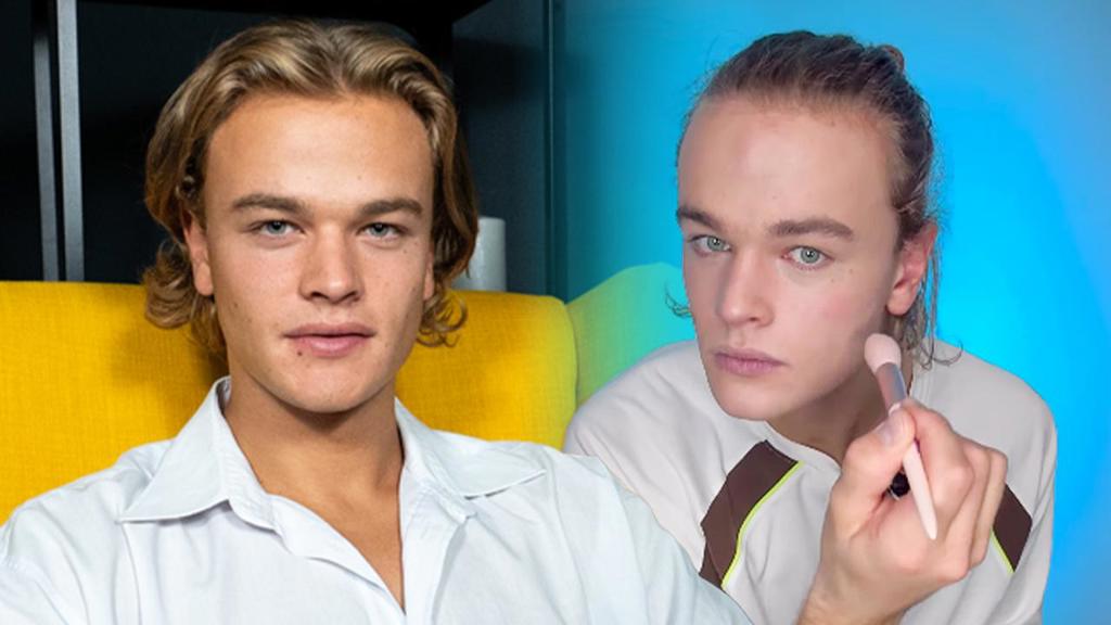 Oliver z Love Islandu přiznal zálibu ve šminkách: Mladý model zveřejnil ...