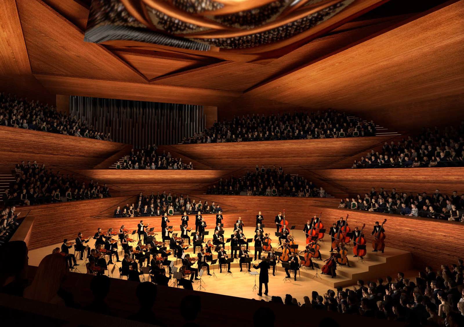 Galerie: Vltavská Filharmonie v Praze: Dánské studio ukázalo nové ...
