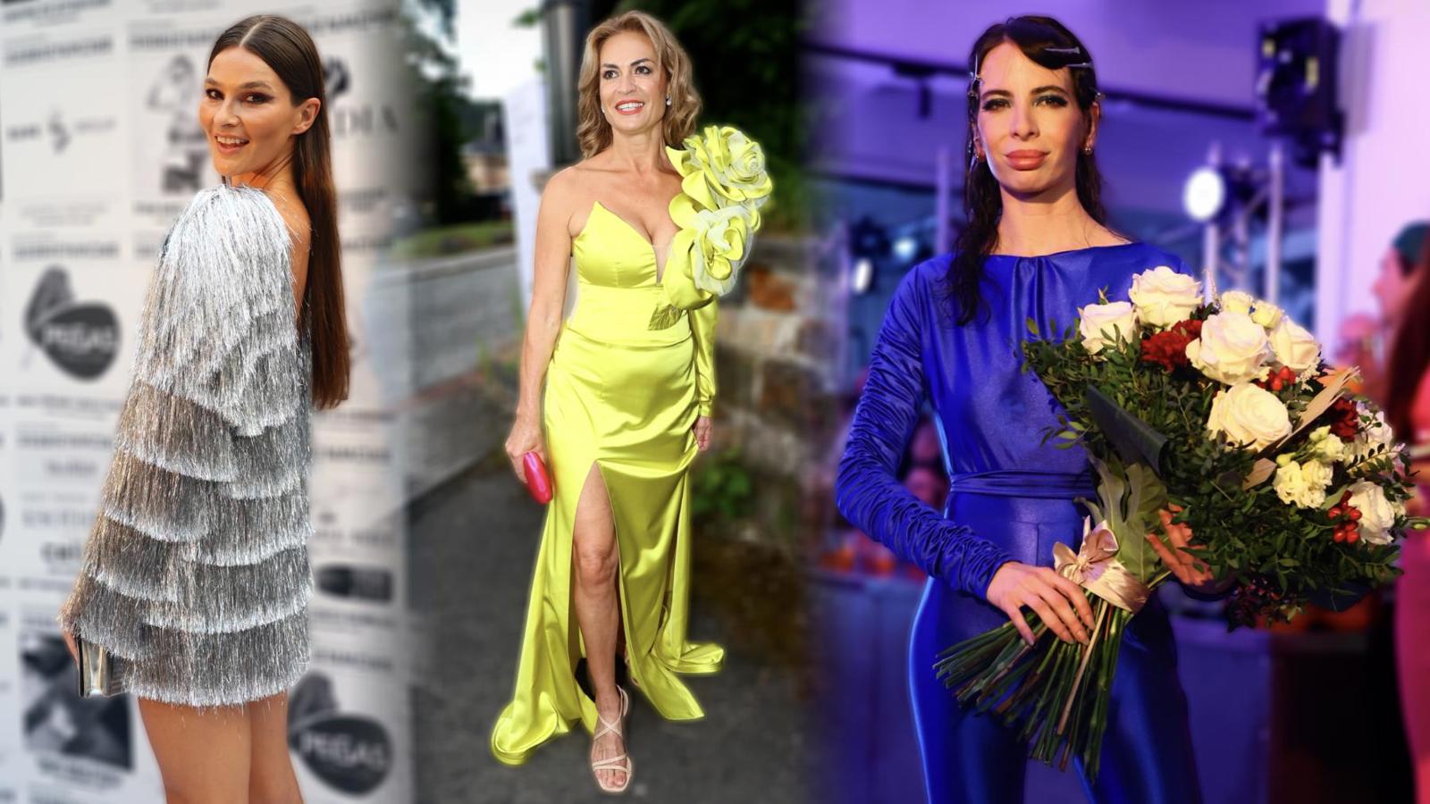 Móda z přehlídky Debbie Brown: Nikol Švantnerová jen ve stříbrných ...