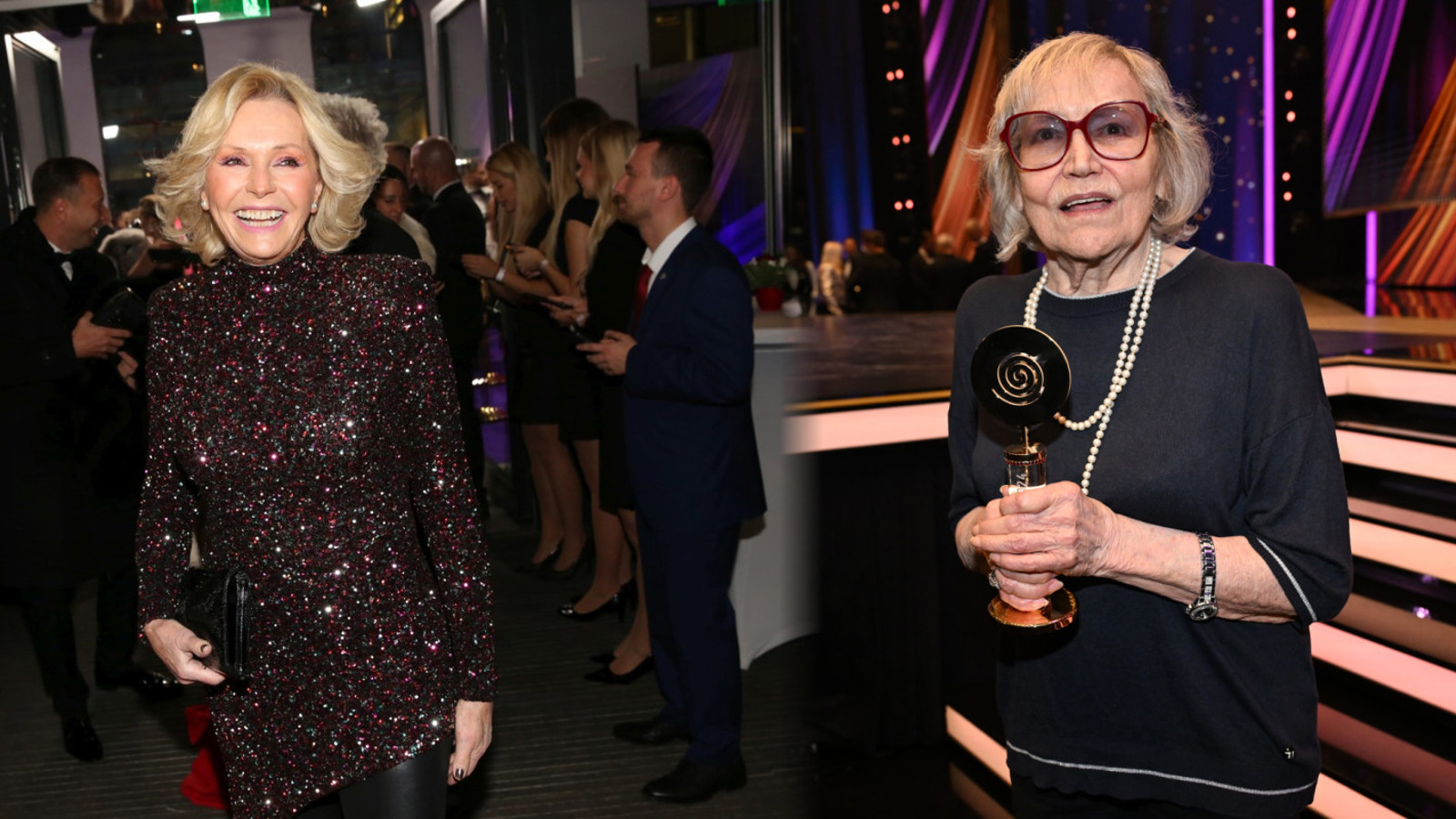 Český slavík 2024: Helena Vondráčková se při uvedení Marty Kubišové do Síně slávy dojala