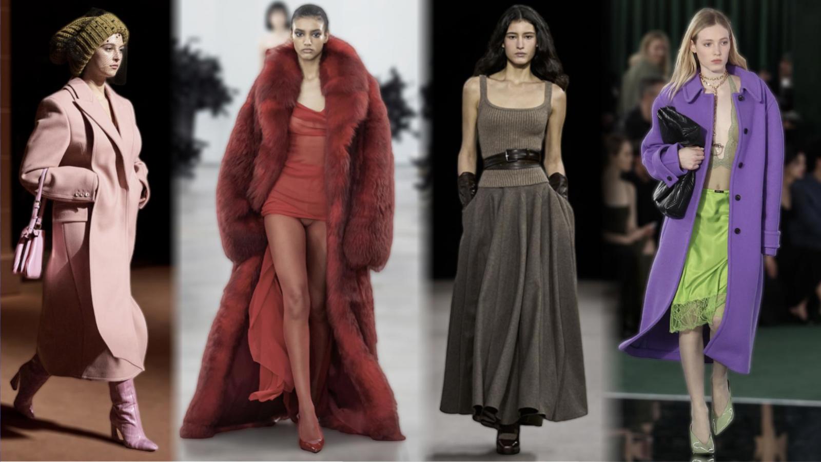 Módní inspirace z Milána: Opulentní kožešiny, sladké pastely i jedovaté ...