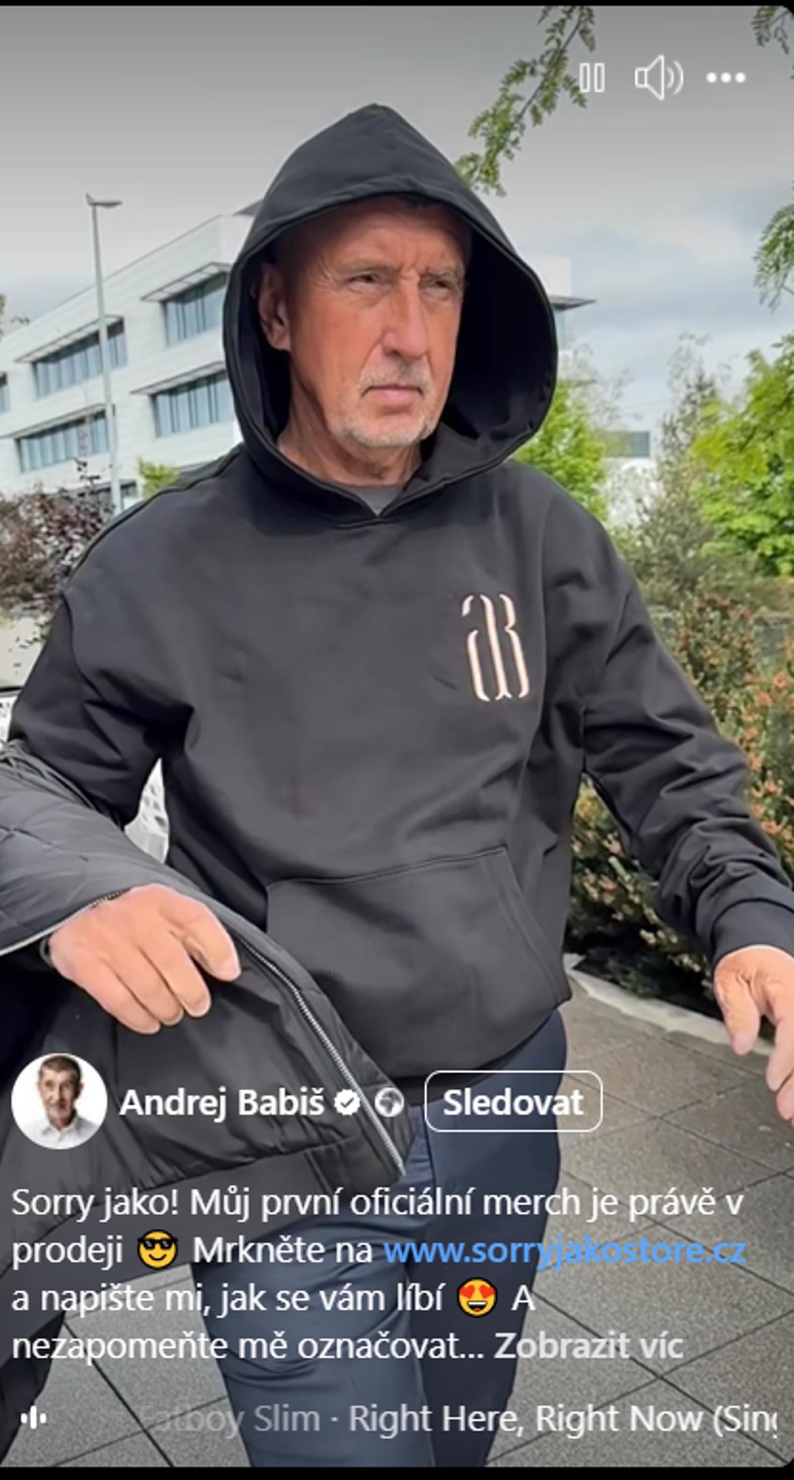 Galerie: Andrej Babiš představil své mikiny a trika s logem AB: Lidi ...