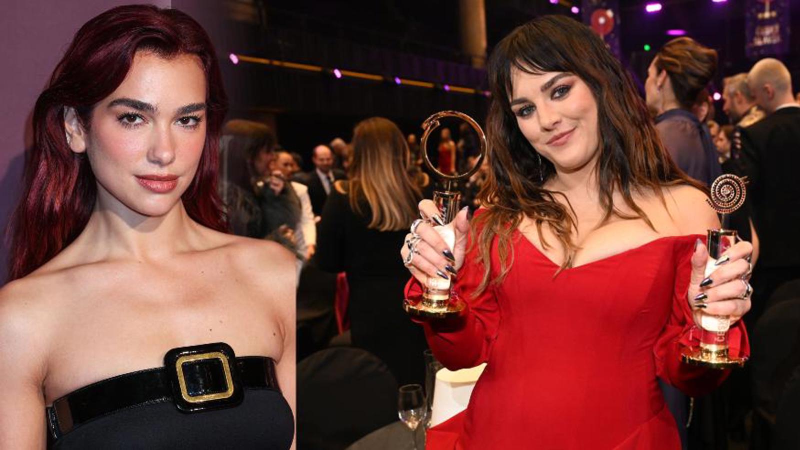 Dua Lipa a Ewa Farna roztančily O2 arenu s duetem Na ostří nože