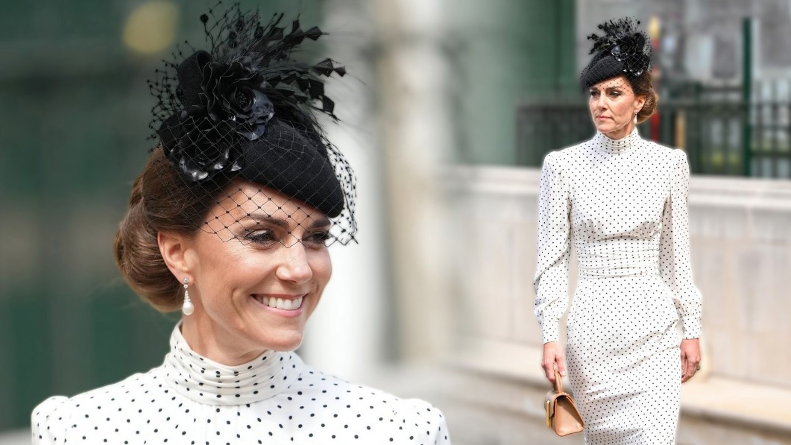 Kate Middleton v trendy puntíkatých šatech: Elegantní model doplnila ...