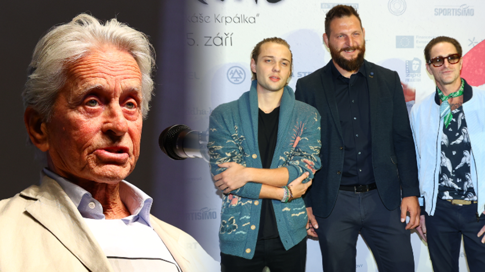Cameron Douglas v Praze. Slavný průšvihář dorazil na premiéru Lukáše ...