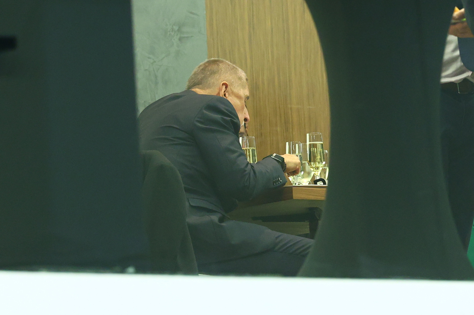 Galerie: Andrej Babiš slavil vítězství ve volbách se synem. Frederik ...